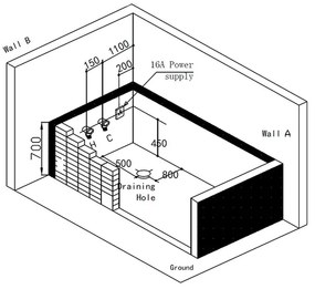 BPS-koupelny Hydromasážní vana HYD-KA914BL 190x150 ČERNÁ s ohřevem vody