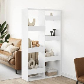 Dělicí stěna bílá 100 x 33 x 175 cm kompozitní dřevo 3309573