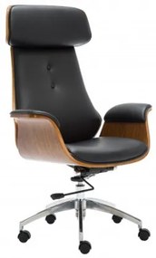 Kancelářská židle Frodo - černá/ořech