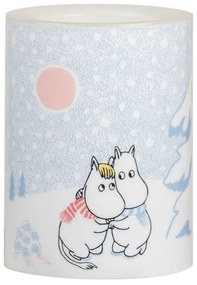 LED svíčka Moomin Let it snow 10cm