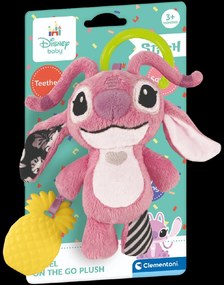 Baby Clementoni - Plyšové chrastítko s úchytem - Stitch Angel