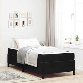 Rám postele Černá 90 x 190 cm textil 3399032