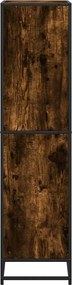 Knihovna kouřový dub 60 x 35 x 139 cm kompozitní dřevo 3300842