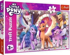 Trefl - Puzzle - My Little Pony: Šťastný den MAXI / 24 dílků / 60 x 40
