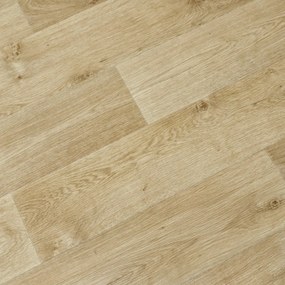 Gerflor, PVC podlaha - lino AladinTex Plus 2351 Timber Golden, na míru, šíře 4m, hnědá, filc, chodba / předsíň