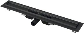 Sprchový žlab Alca 55 cm nerez černá mat APZ101BLACK-550