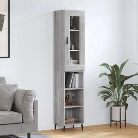 Skříň highboard šedá sonoma 34,5 x 34 x 180 cm kompozitní dřevo 3199383