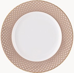 Sada dezertních talířů z porcelánu Francis, 6 dílů