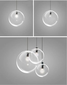 Toolight - Závěsné svítidlo Lassi 20+25+30 cm APP309-3C, černá, OSW-00341