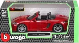 Bburago Porsche 718 Boxster tmavě červená 1:32 / od 3 let
