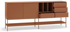 Komoda v cihlové barvě 220x98x45 cm Platt – Teulat