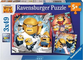 Puzzle ravensburger 120010616 já, padouch 4 3x49 dílků