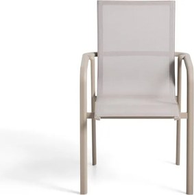 Béžová/taupe zahradní židle Canea – Kave Home