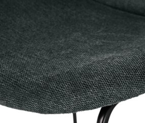 Tchibo - Polstrovaná designová židle - barva: šedá
