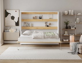 Devesto Sklápěcí postel Horizontální 140 Dub Artisan