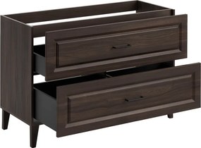 Koupelnová sestava Dorothy River se skříňkami, deskou a umyvadly 120 cm dub ristretto
