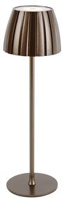 Tafellamp brons 3-staps dimbaar in kelvin oplaadbaar - Dolce