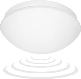 Svítidlo se snímačem pohybu MARIN AD-PL-303WE27SMM ,sklo, E27, 60W, IP20
