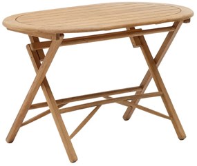 OnaDnes -20% Dřevěný zahradní skládací stůl Kave Home Dandara 120 x 60 cm