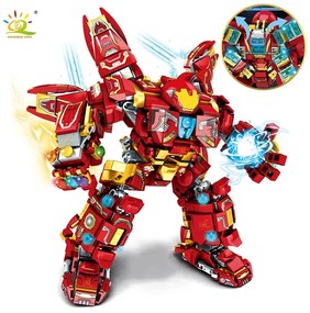 Iron Man robotická figurka stavebnice, 820 dílků