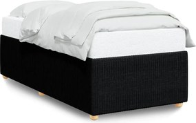 Rám postele bez matrací černá 90x190 cm textil 3284902