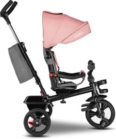 LIONELO Tříkolka 2v1 Haari Bubblegum / Nosnost 25 kg