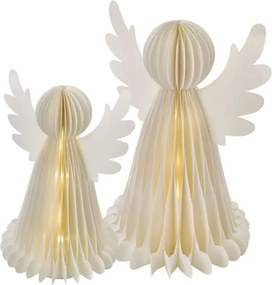 EMOS LED papíroví andělé se stojánkem 28/38cm 2ks DCAW23