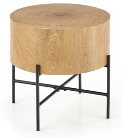 Odkládací stolek BROOKLYN přírodní dub