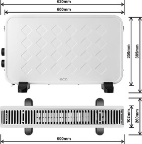 ECG TK 2070 White