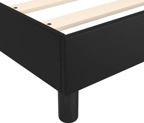 vidaXL Box spring postel s matrací 90x200 cm umělá kůže [3144239] Barva: Hnědá