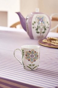 Pip Studio Lily &amp; Lotus hrnek 180ml, bílý (Porcelánový hrnek)