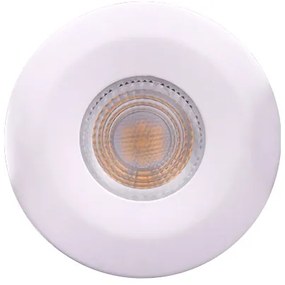 PANLUX Pevný LED podhled PP COB IP65 bodovka 40°, bílá - teplá