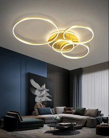 Toolight, LED stropní svítidlo APP1057-C, zlatá, OSW-08884