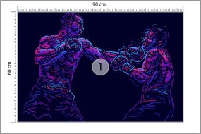 Fototapeta Abstraktní Boxer Samolepící tapety 104x70.5