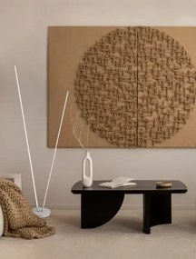 LED stmívatelná bílá stojací lampa Intec