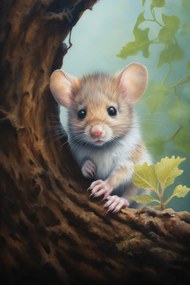 Plakát - Myška u stromu