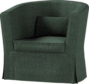 Potah na křeslo IKEA Ektorp Tullsta barva zelená látka pletený vzor
