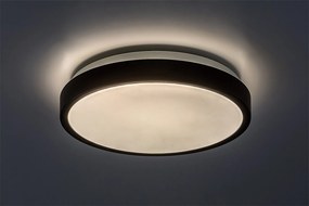 Rabalux Černé stropní LED svítidlo Samira kulaté 250mm 18W IP44 71252