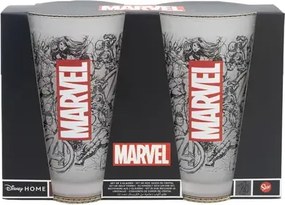 Stor Set sklenic Marvel / Sklenice / 2 ks / 480 ml / nevhodné do myčky