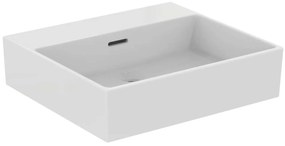 Ideal Standard Extra - Umyvadlo na desku 50x45 cm, s přepadem, bez otvoru pro baterii, bílá T388601