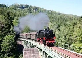 RAVENSBURGER Puzzle Historická železnice Sauschwänzlebahn / 1000 dílků