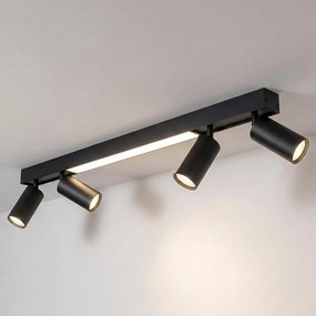 BRILAGI - LED Bodové svítidlo SELE 4xGU10/30W/230V + LED/20W černá