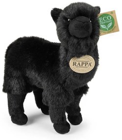 Rappa Plyšová lama alpaka černá 23 cm ECO-FRIENDLY