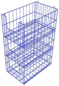 FEROPLAST spol. s.r.o Drátěný koš Ks11, 965(h)x380(š)x330(v) mm