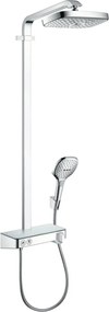 Hansgrohe Raindance Select E, Showerpipe 300 2jet EcoSmart 9 l/min s termostatem ShowerTablet Select 300, chromová, HAN-27283000