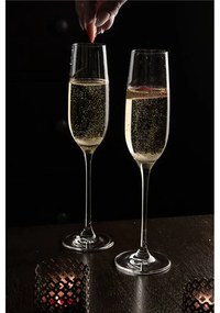 Diamante sklenice na šampaňské Moda 200 ml 2KS