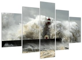 Obraz vodní bouře (150x105 cm)