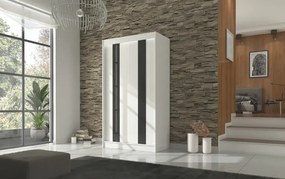 Skříň posuvná se zrcadlem KAREN 120