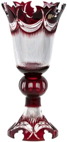 Váza Diadem, barva rubín, výška 505 mm