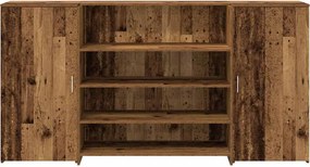 Recepční stůl starého dřeva 200x50x103,5 cm kompozitní dřevo 3324185